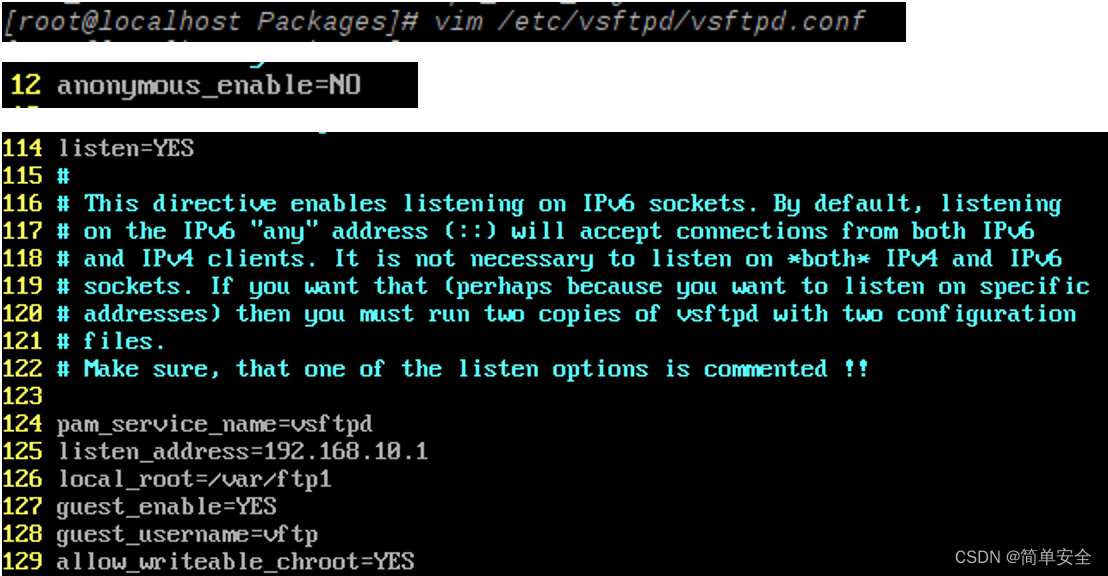 Centos7_vsftp服务器全局配置-CSDN博客