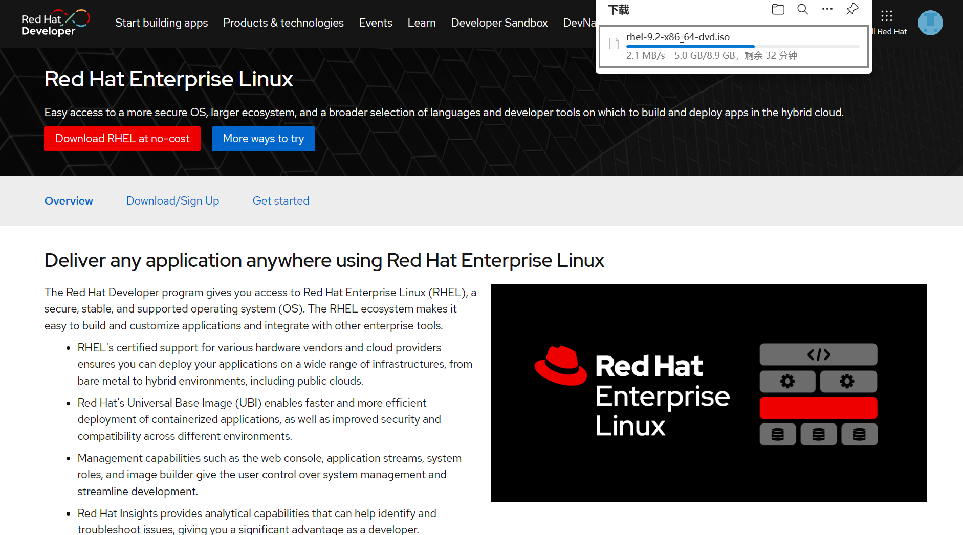 Red Hat下载ISO镜像的方法_redhat镜像文件iso下载-CSDN博客