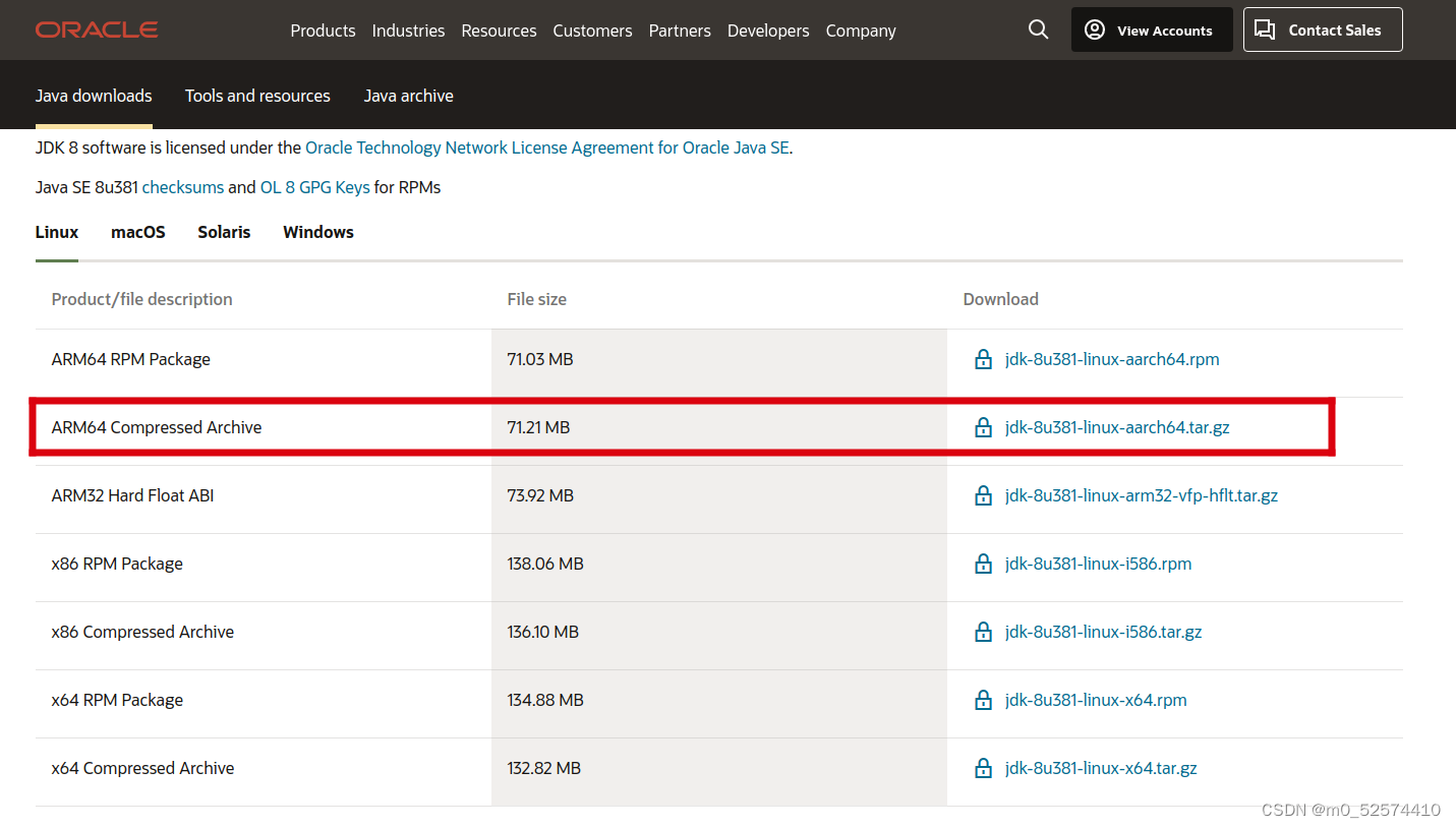 在Linux上安装和配置OracleJDK8教程,-CSDN博客