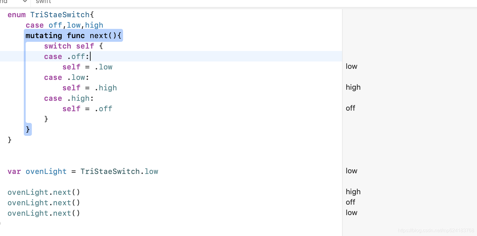 swift 在实例方法中修改属性 mutating_swift 属性可修改-CSDN博客
