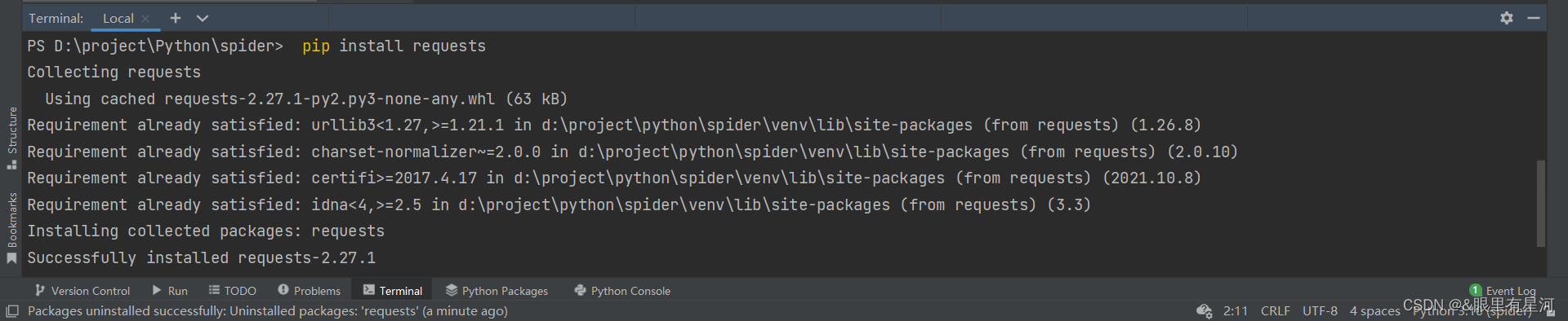 pycharm导入第三方模块_pycharm安装pywifi-CSDN博客