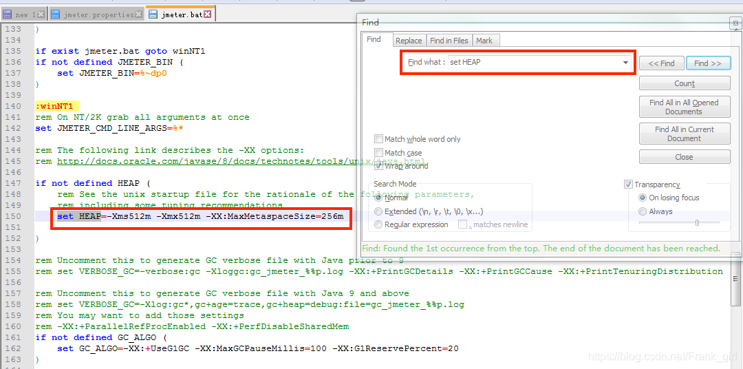 Jmeter教程(2) - - 打开Jmeter时，提示“内存溢出 errorlevel = 1”的解决办法_errorlevel=1 jmeter-CSDN博客