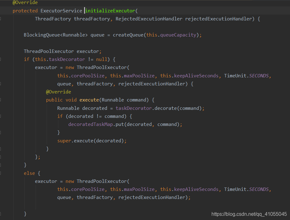 ThreadPoolTaskExecutor的点滴记录_threadpooltaskexecutor initialize-CSDN博客