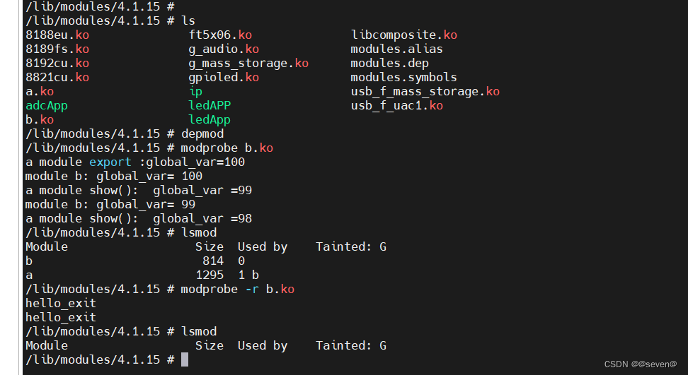 驱动命令之insmod & depmod & modprobe & rmmod & modinfo & lsmod_insmod命令-CSDN博客