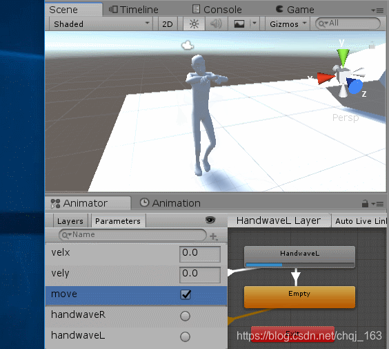 Unity - Animator Layer Weight,Mask,Blending实现动作覆盖，一边挥手一边跑步，上下半身动画覆盖播放_unity 动画器多层覆盖 消耗-CSDN博客