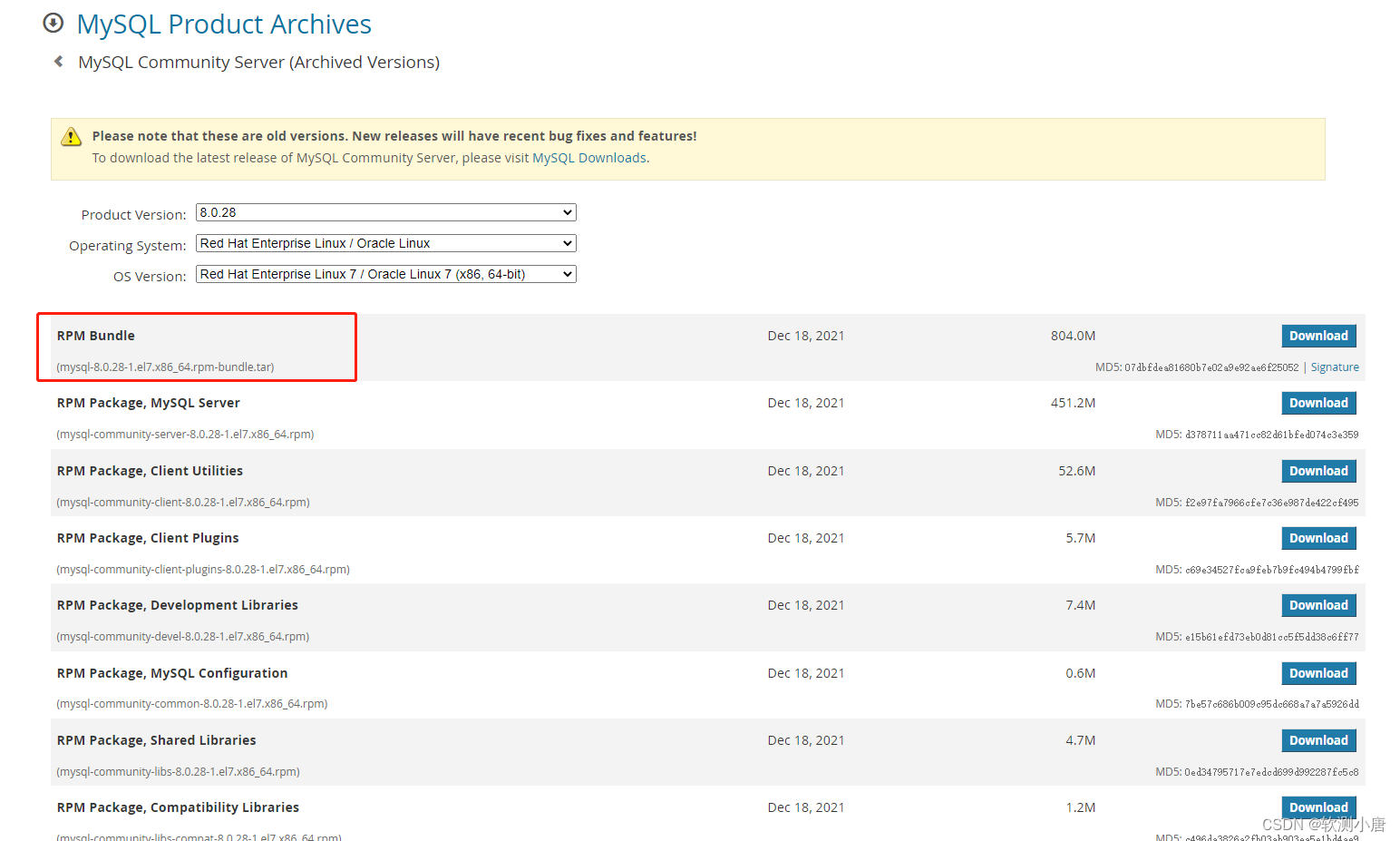 CentOS7安装MySQL8.×-CSDN博客