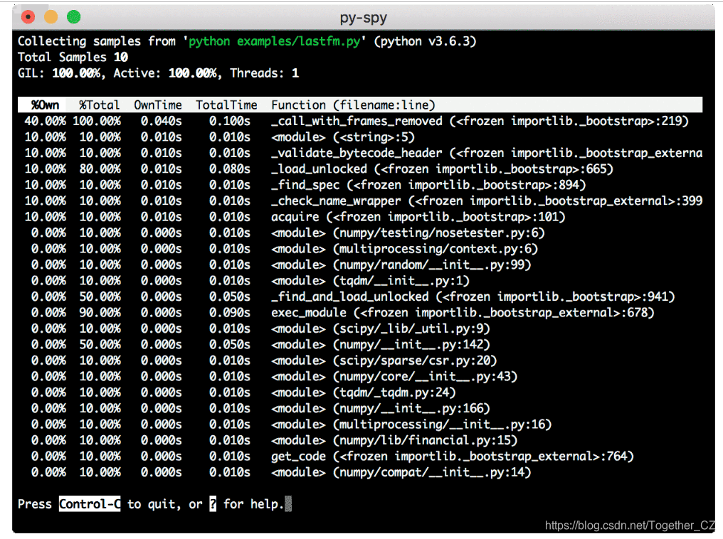 Python程序的采样分析神器py-spy模块实践-CSDN博客