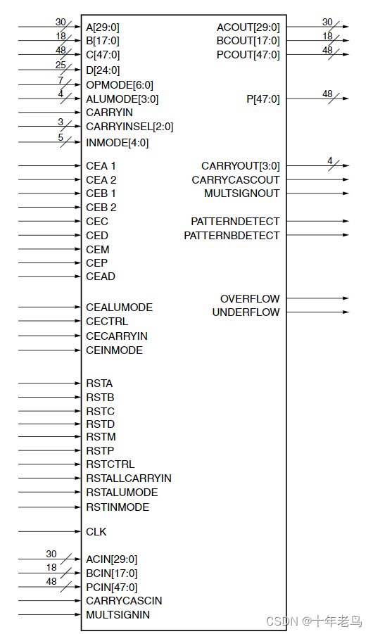 Xilinx FPGA资源解析与使用系列——DSP48E（二）_dsp48e2-CSDN博客