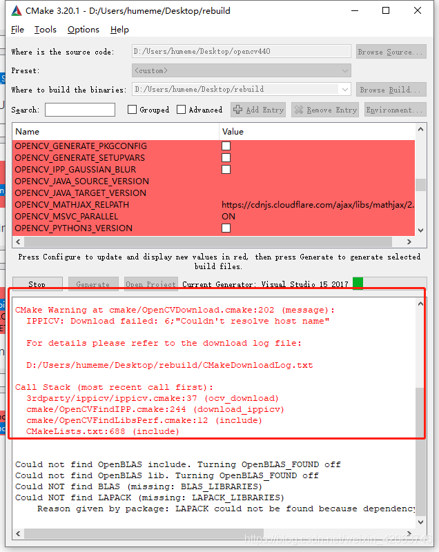 OpenCV4.5.2（+opencv_contrib）+CMake3.20.1+vs2017重新编译_重新编译opencv-CSDN博客