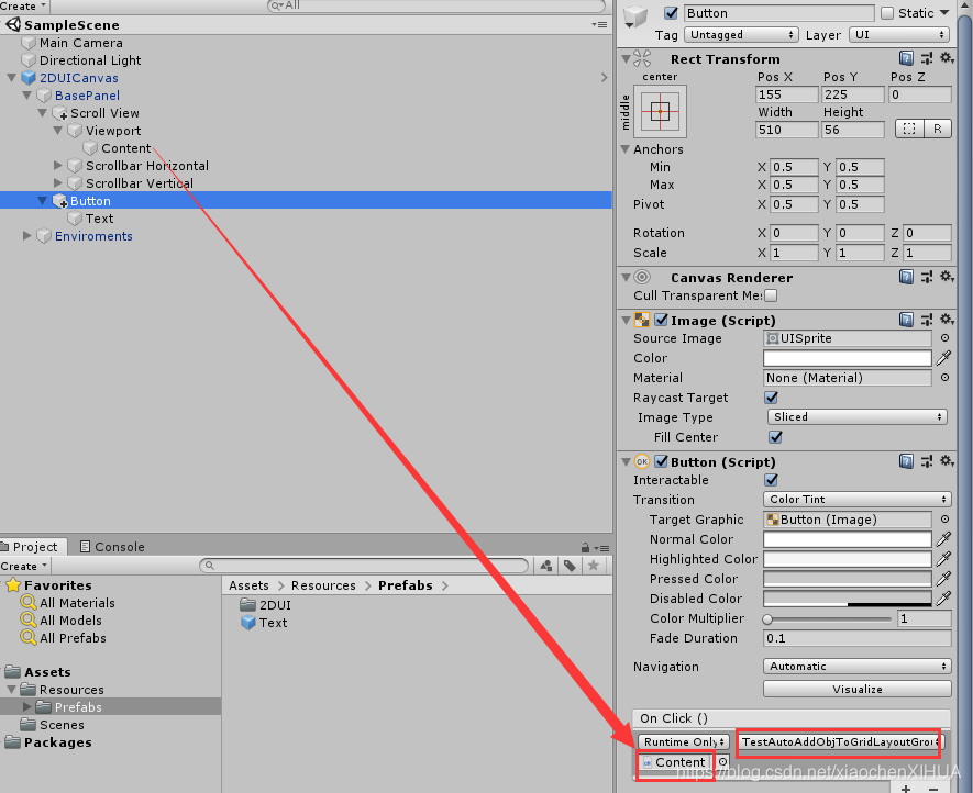 Unity实现给添加gridlayoutgroup组件的物体自动添加指定子物体与赋值unity Gridlayout动态添加 Csdn博客