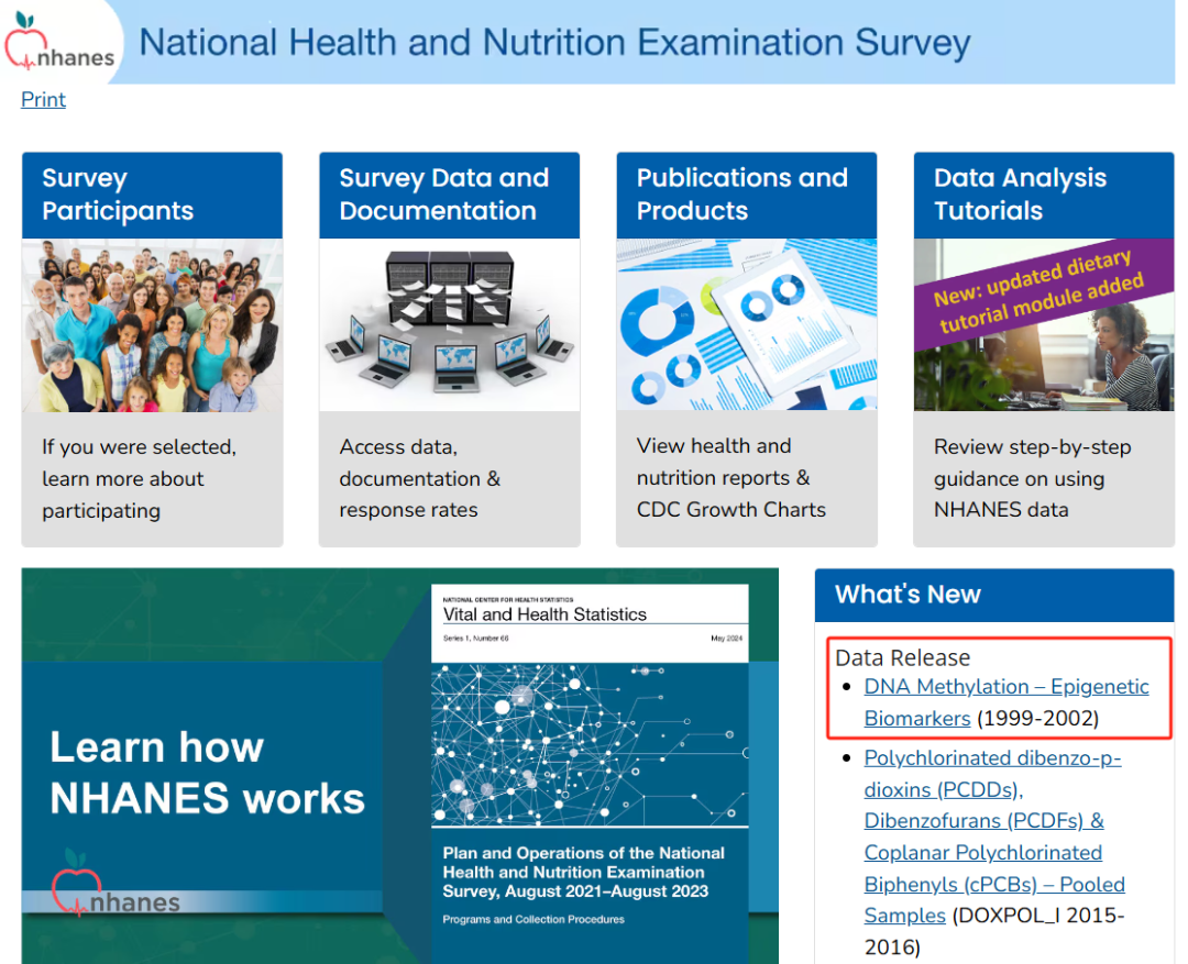 弯道超车，NHANES更新DNA甲基化数据！发文思路再+1！-CSDN博客