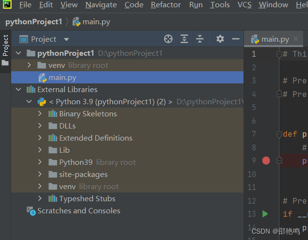 PyCharm项目解释器设置-CSDN博客