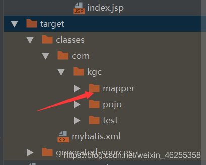 关于idea项目下target文件夹下没有生成mapper文件夹及找不到Mybatis.xml资源_新建的java工程为啥没有mapper文件夹-CSDN博客