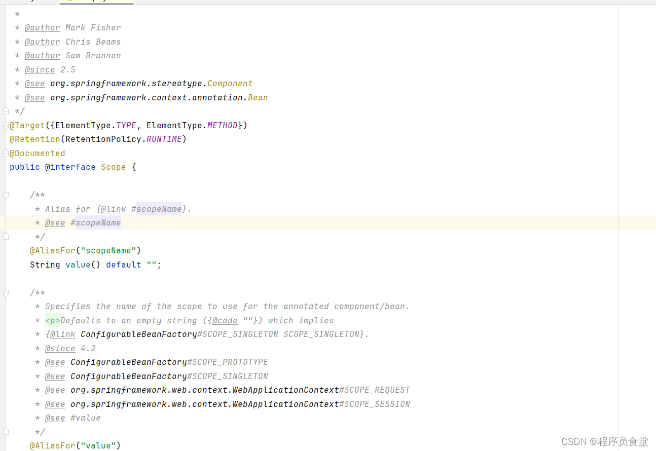 【spring】@Scope注解学习_spring中的scope注解的参数有哪些-CSDN博客