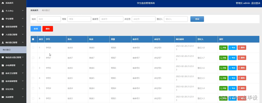 基于pythondjango的学生宿舍管理系统设计与实现基于django的宿舍管理系统 Csdn博客