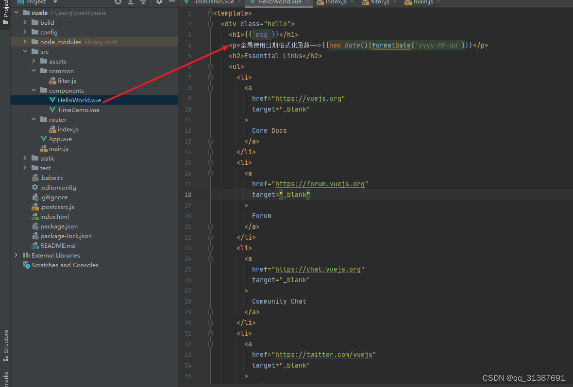 Vue-自定义过滤器的使用_vue定义时间过滤器-CSDN博客