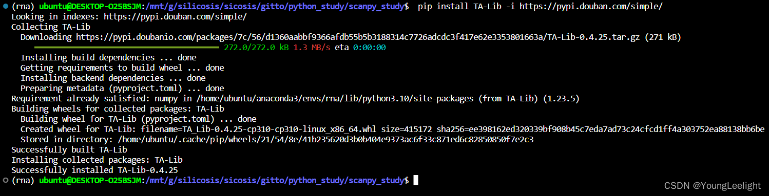 windows中Linux ubuntu子系统 安装talib 编译talib python 安装 talib 报错 - 简书_talib安装-CSDN博客