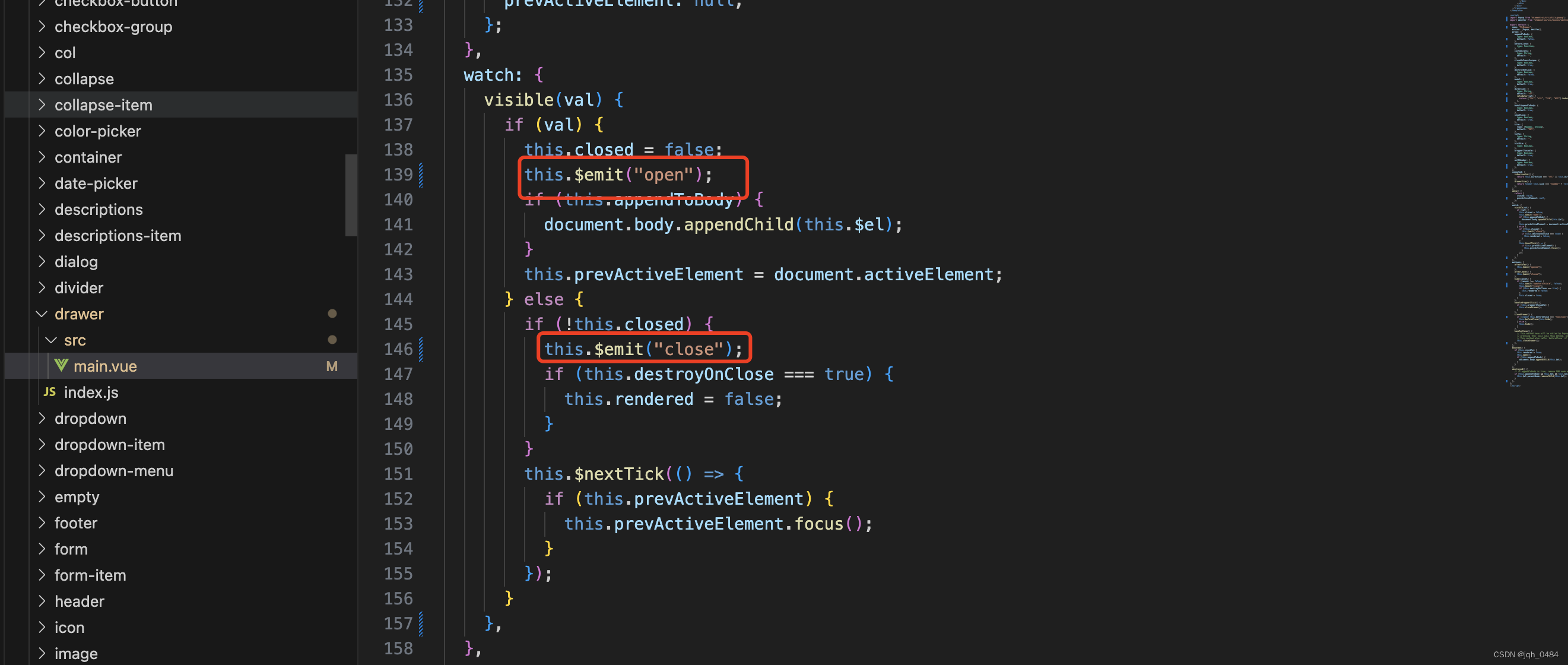 element-ui drawer 组件源码分享_drawer slot-CSDN博客
