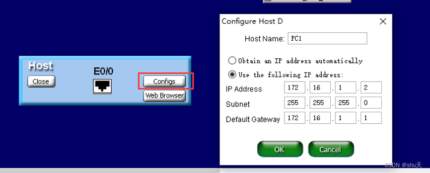 用CCNA Network Visualizer配置简单拓扑图 + ACL表配置_ccna network visualizer静态-CSDN博客
