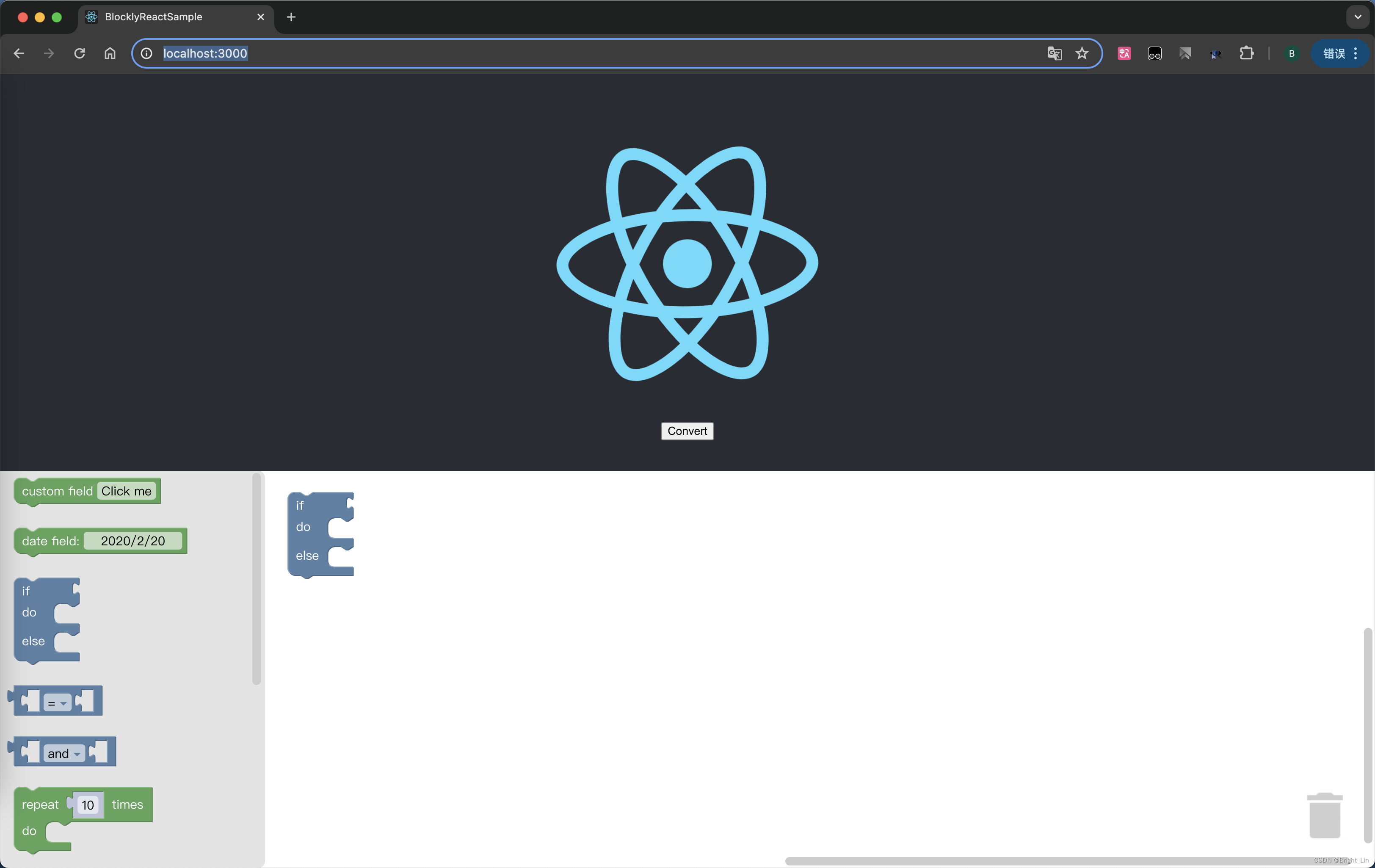 【Blockly开发教程】03 react blockly项目-CSDN博客