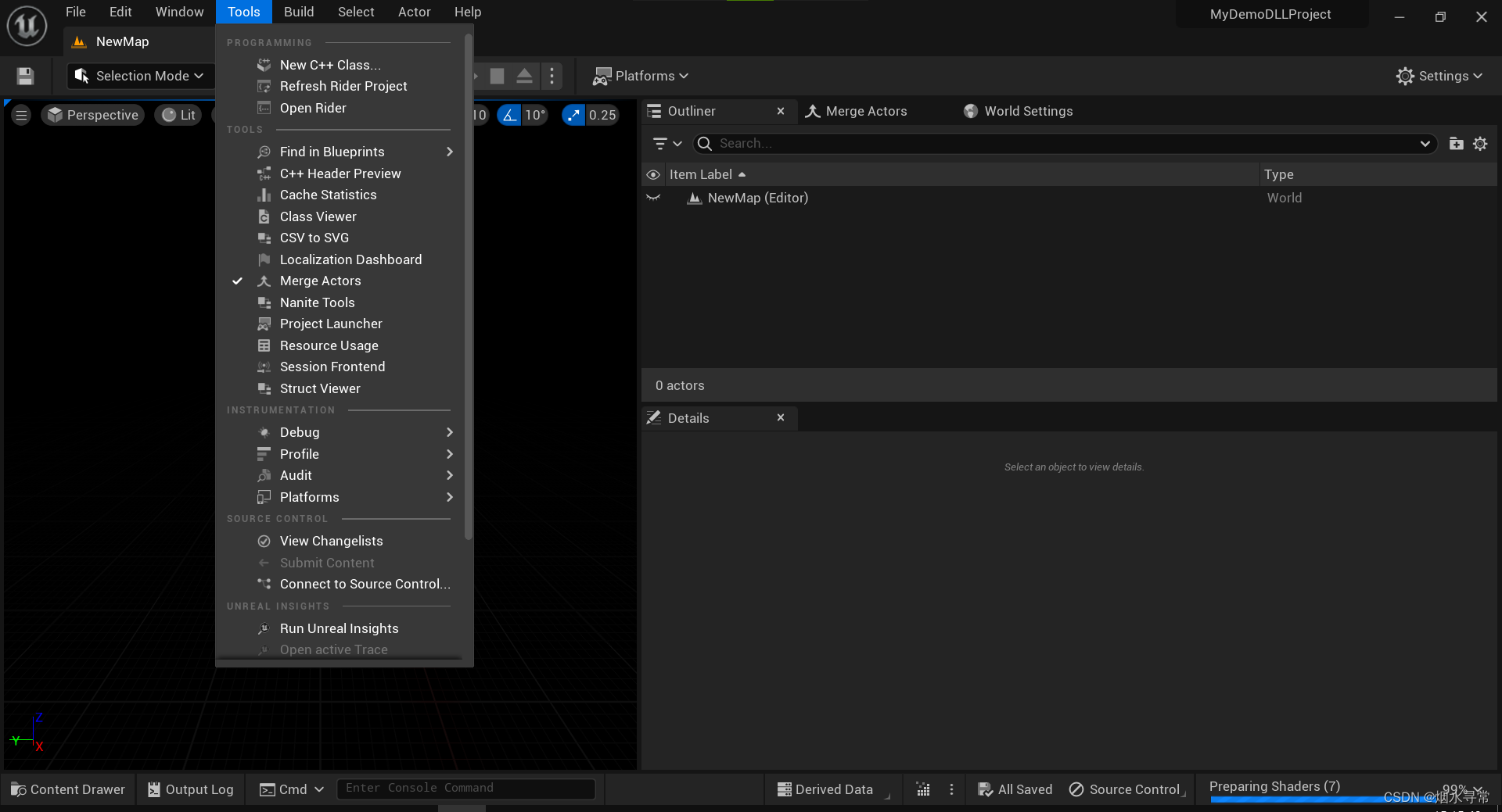 UE5.1保姆级创建第三方插件库使用DLL,以及踩坑笔记_ue5 用dll文件制作第三方插件-CSDN博客