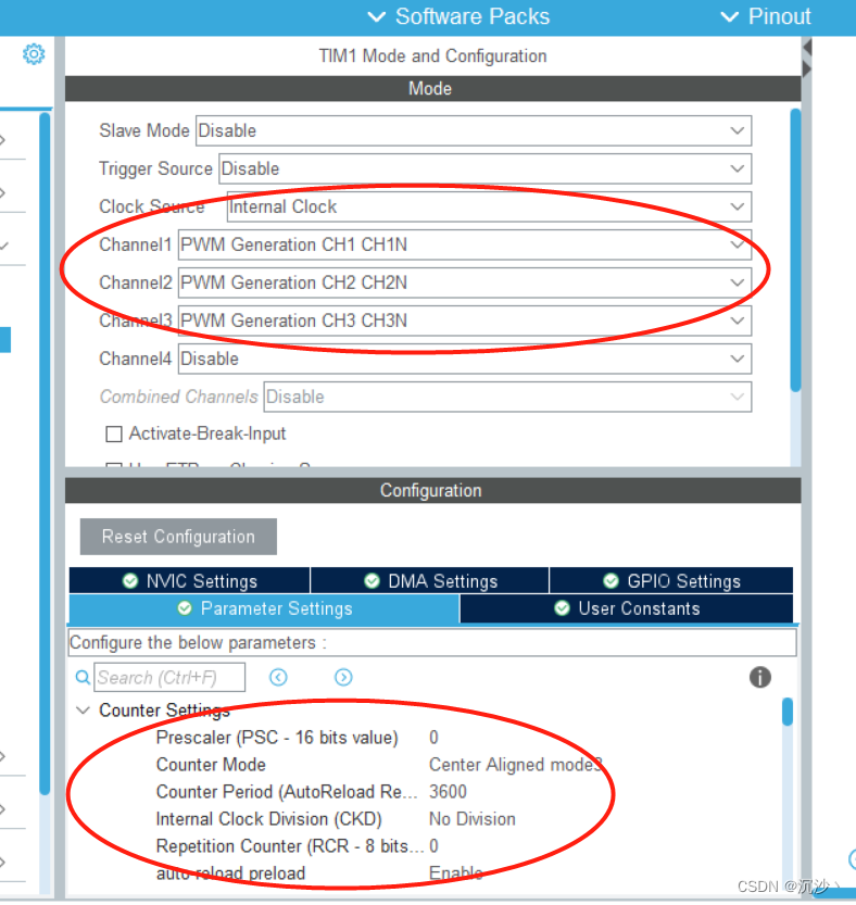 搭建stm32电机控制代码框架（五）——stm32cubemx配置pwmstm32cube分频值设置 Csdn博客