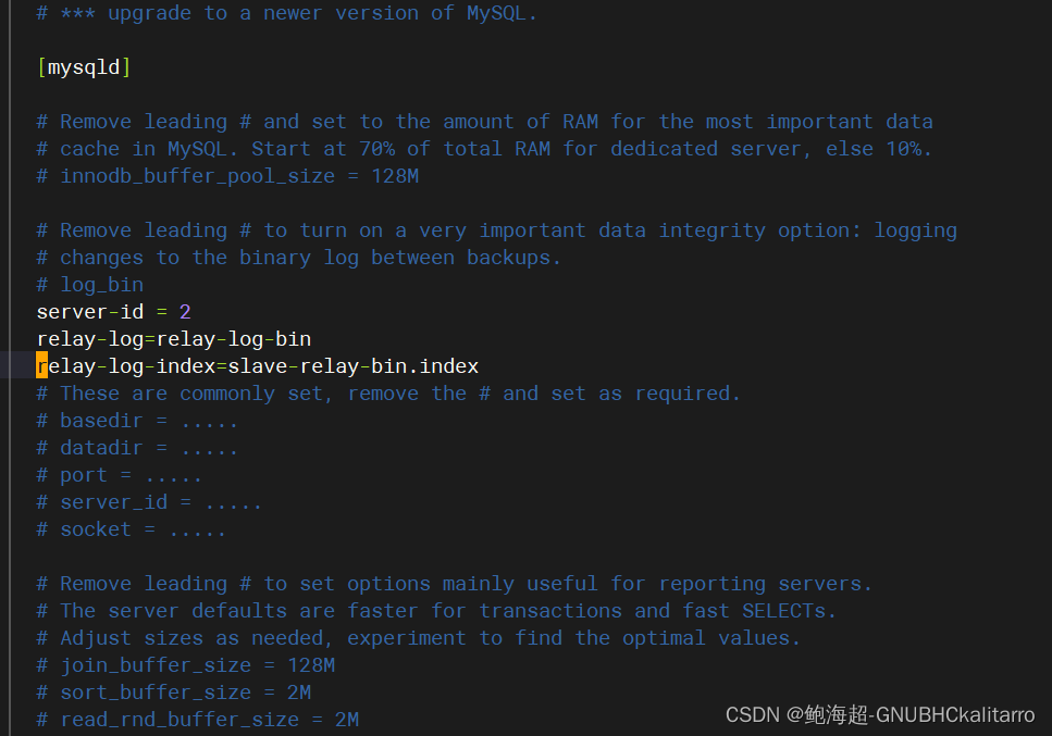 MySQL：主从复制-基础复制（6）_grant replication slave on *.* to-CSDN博客