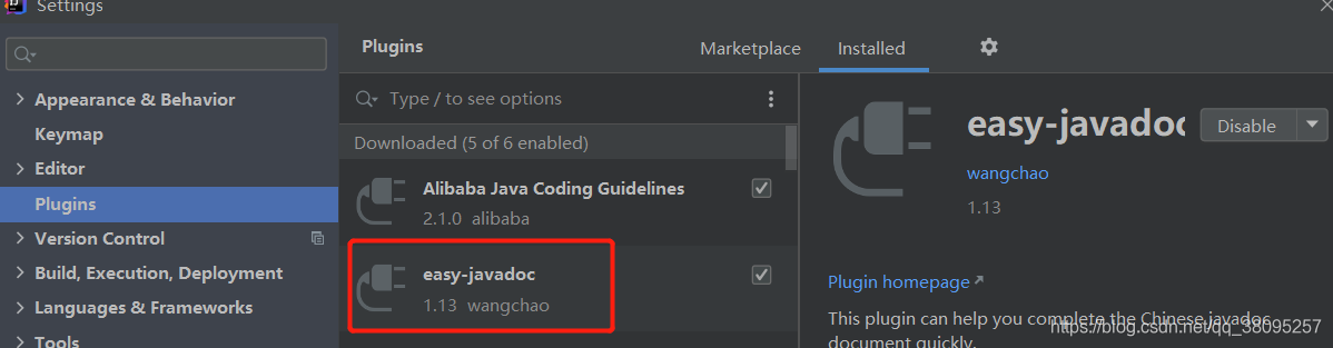 idea 使用 easy_javadoc 自动生成java代码注释_easyjavacodec注释加不了-CSDN博客