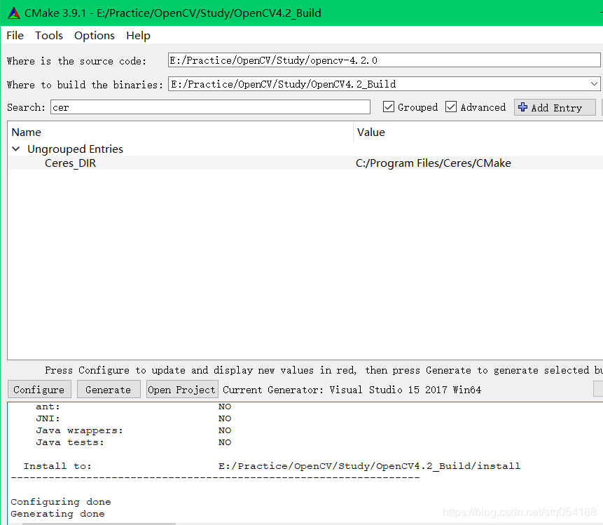 CMake OpenCV4.2 SFM模块(Windows 10, VS2017)_为啥opencv中没有sfm.hpp-CSDN博客