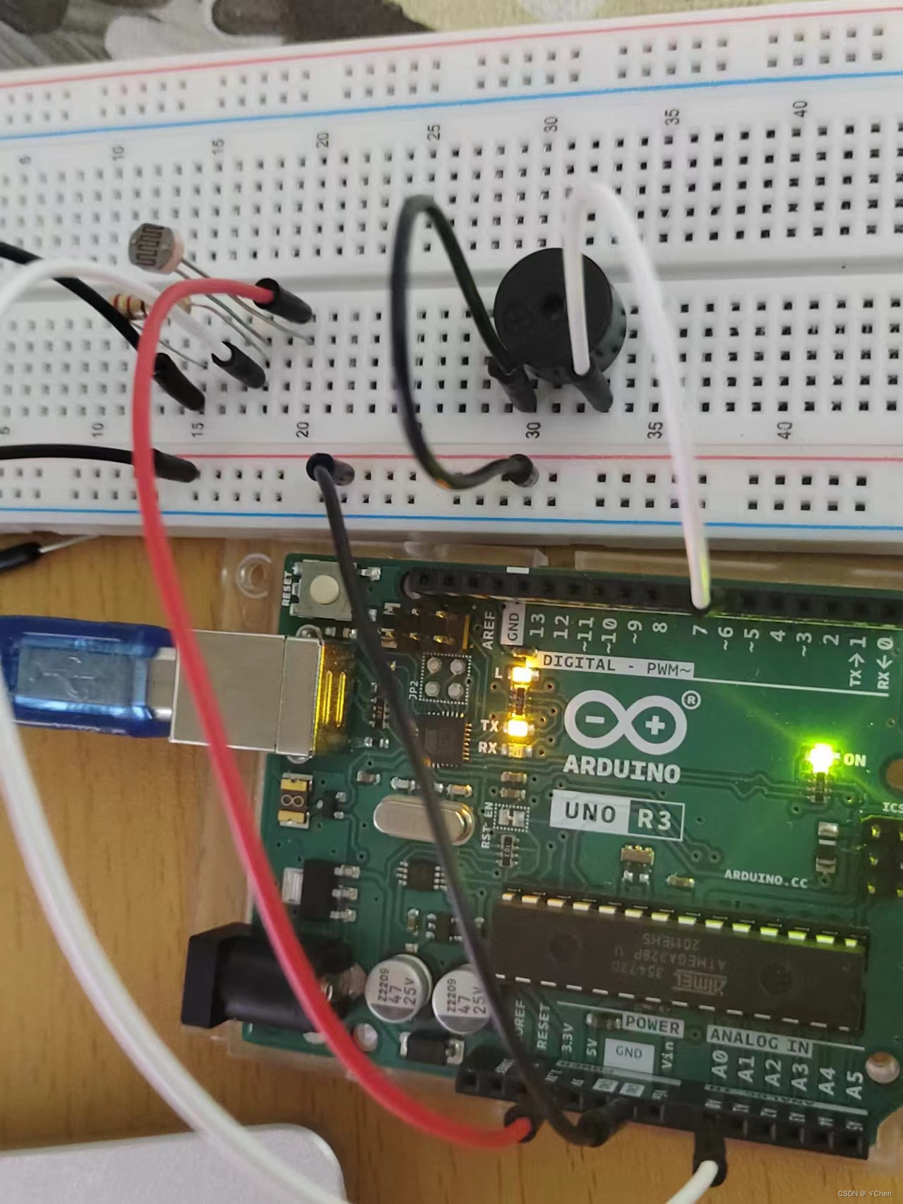 Arduion学习——光敏电阻_arduino 光敏电阻-CSDN博客