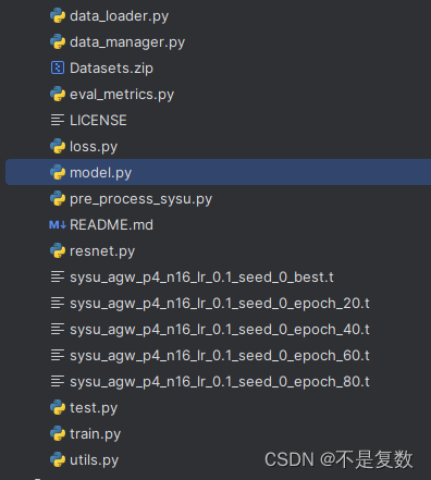 跨模态行人重识别AGW完美复现_agw复现-CSDN博客