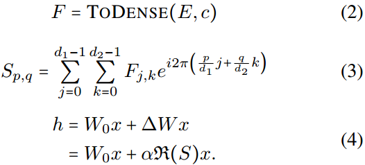 DFT: Parameter-Efficient Fine-Tuning with Discrete Fourier Transform-CSDN博客