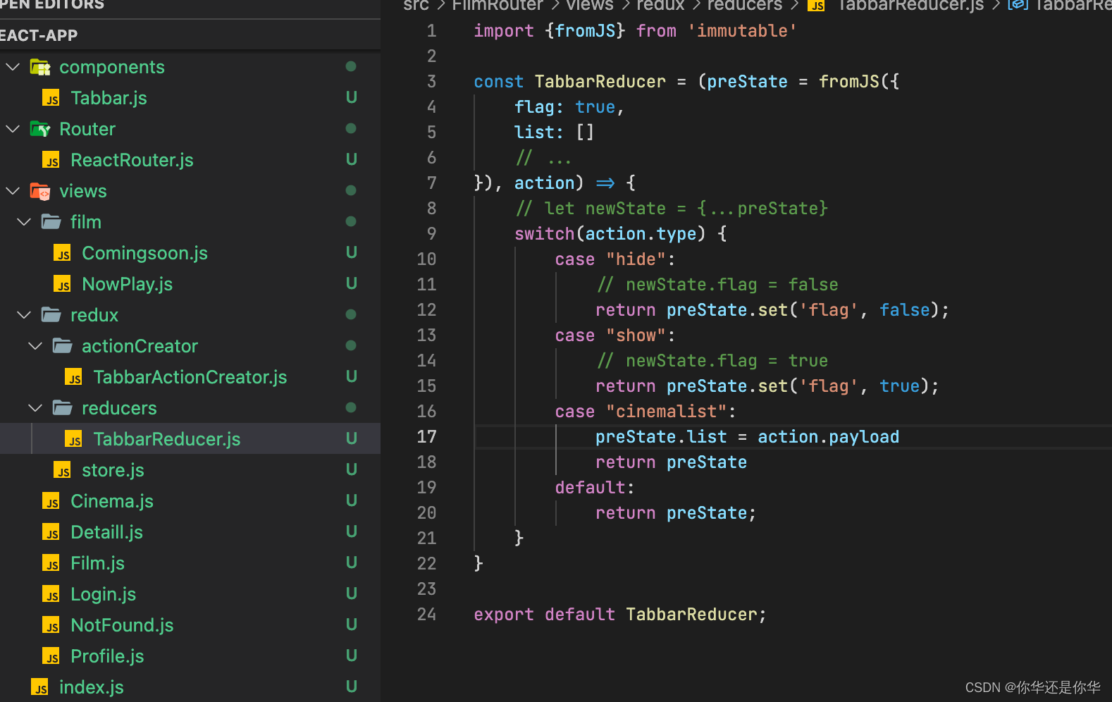 react中使用antd、immutable及使用ts、styled-components_antd react-CSDN博客