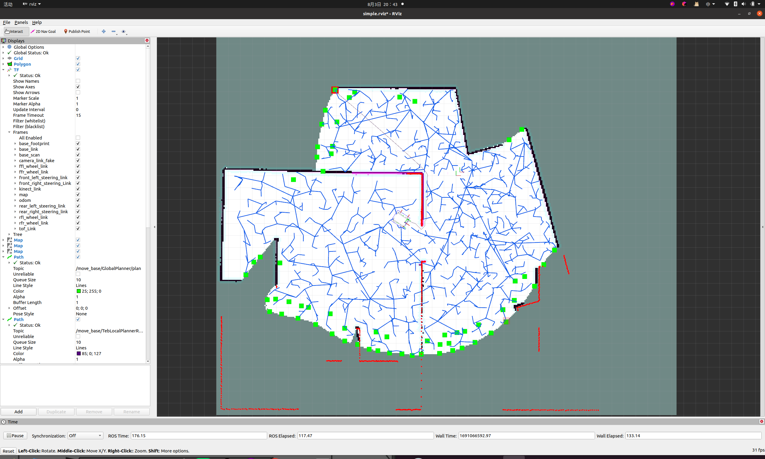 ROS机器人自主探索建图仿真explore_lite及rrt_exploration实践_自主建图-CSDN博客