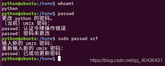 Linux命令-用户、权限管理_linux ${user.home}-CSDN博客