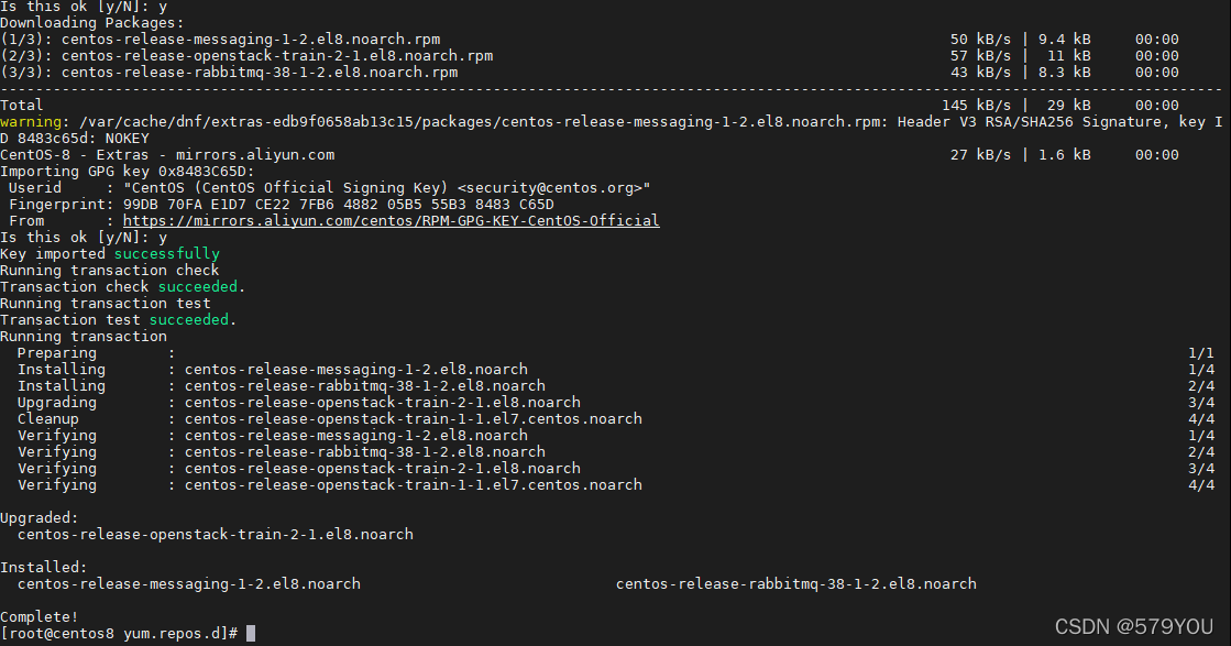 yum install centos-release-openstack-train遇到的问题及总结_yum -y install centos-release-openstack-train ...