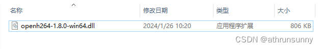 解决python环境下Failed to load OpenH264 library: openh264-1.8.0-win64.dll-CSDN博客