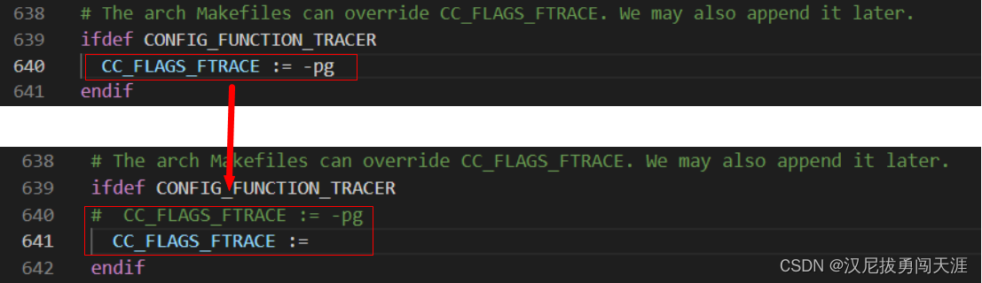 正点原子STM32MP157开发板加载驱动模块报错：Unknown symbol __gnu_mcount_nc (err -2)_insmod: error: could not ...