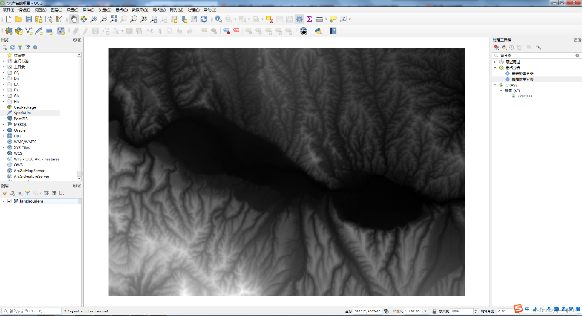 【QGIS入门实战精品教程】10.2：QGIS中DEM三维显示方法_qgis打开dem-CSDN博客