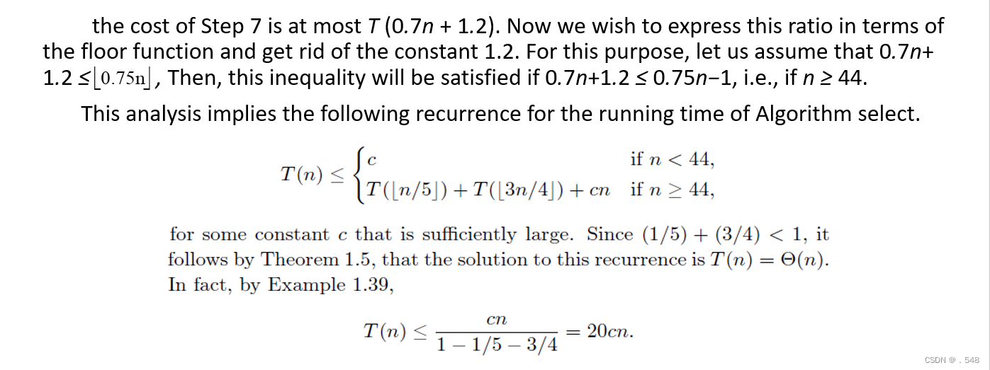 Selection: Finding the Median and the kth Smallest Element-CSDN博客