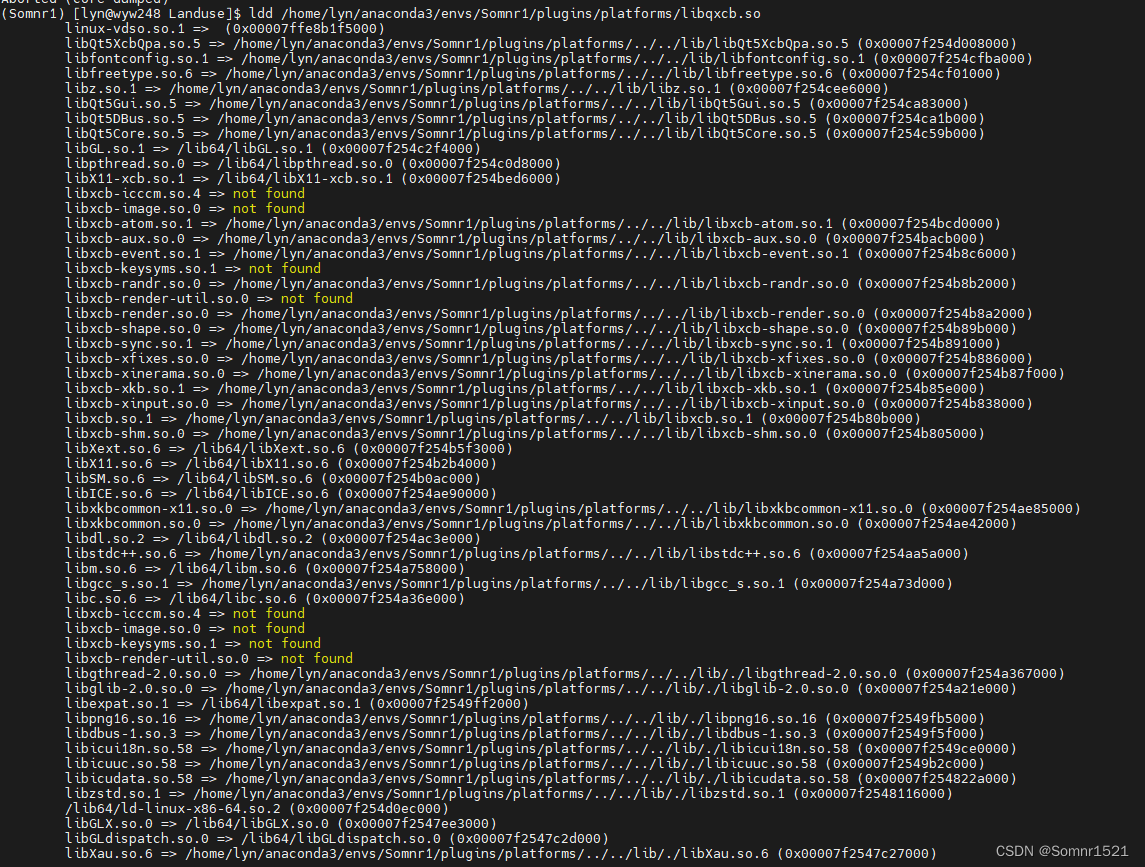 LINUX服务器python无法正常绘图报错QT库_libxcb-icccm.so.4 => not found-CSDN博客