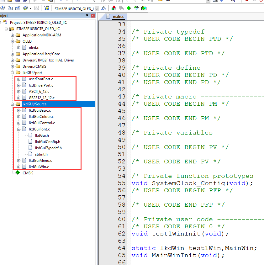stm32f103RCT 使用ssd1306 IIC 接口 移植lkdGUI-CSDN博客