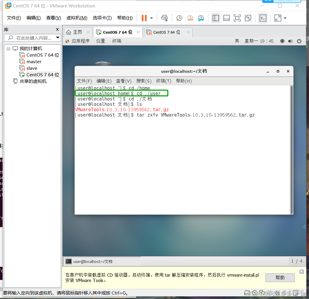 学习Linux系统——在CentOS上安装VmwareTools_centos安装vmtools-CSDN博客