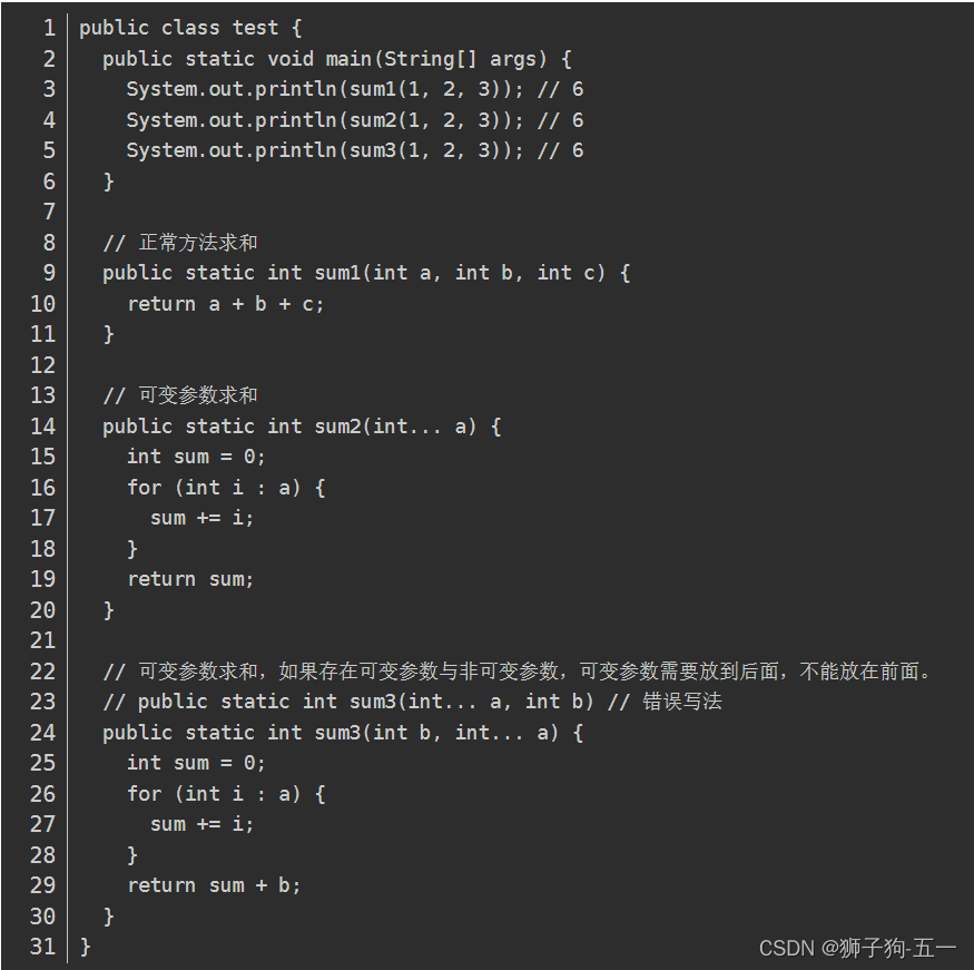 Java可变参数java中可变参数 Csdn Csdn博客