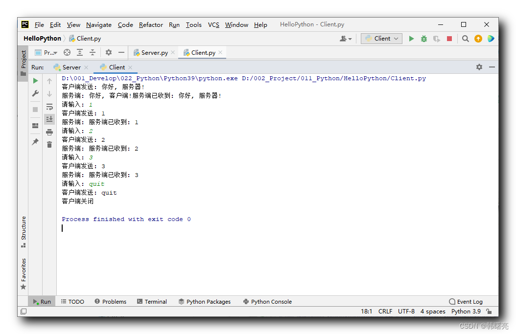 【python】python 网络编程 Socket 套接字简介 Socket 套接字使用步骤 Socket 套接字服务端与客户端