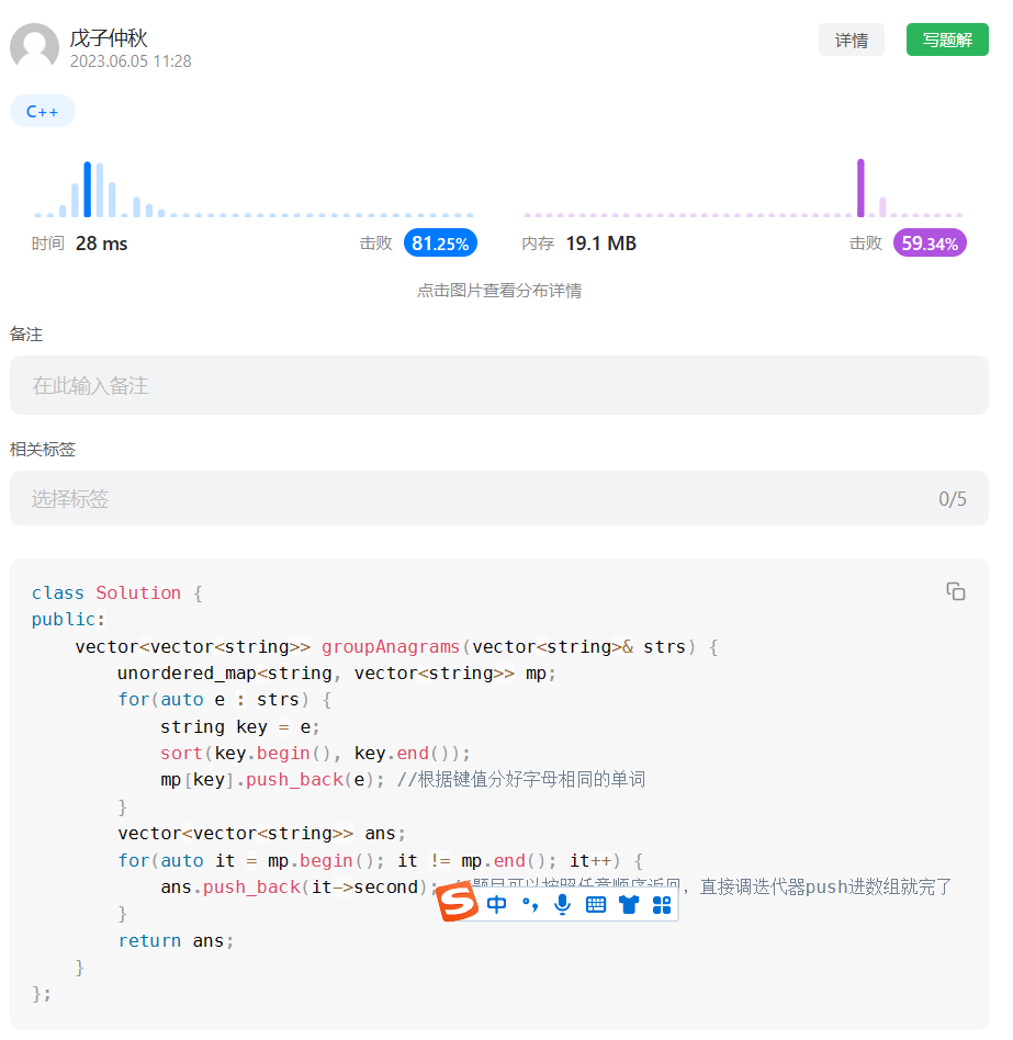 【LeetCode】HOT 100（8）-CSDN博客