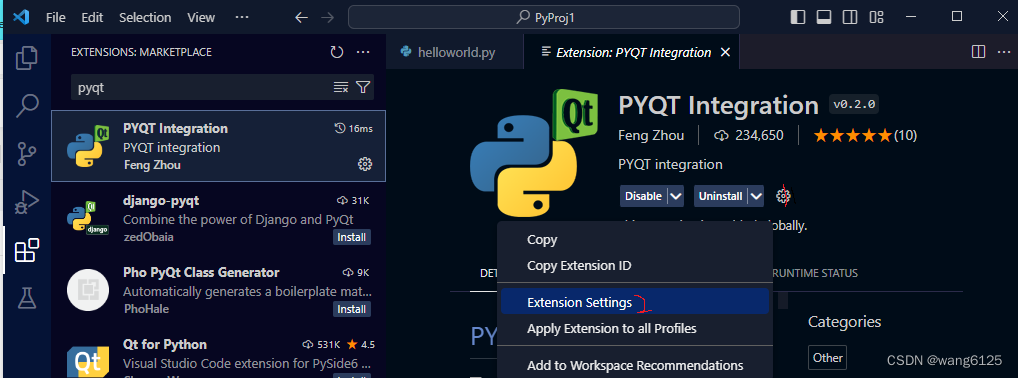 vscode配置pyqt5-CSDN博客