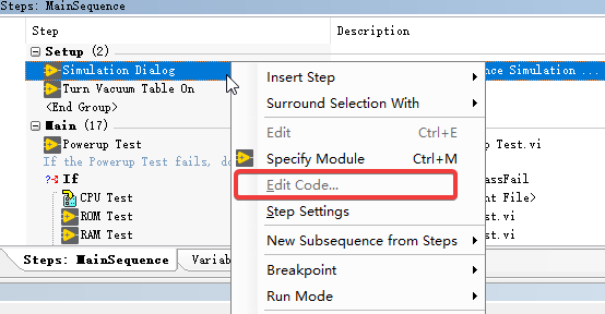 teststand调用python模块_TestStand 基本知识[10]--在序列中调用代码模块之--LabVIEW-CSDN博客
