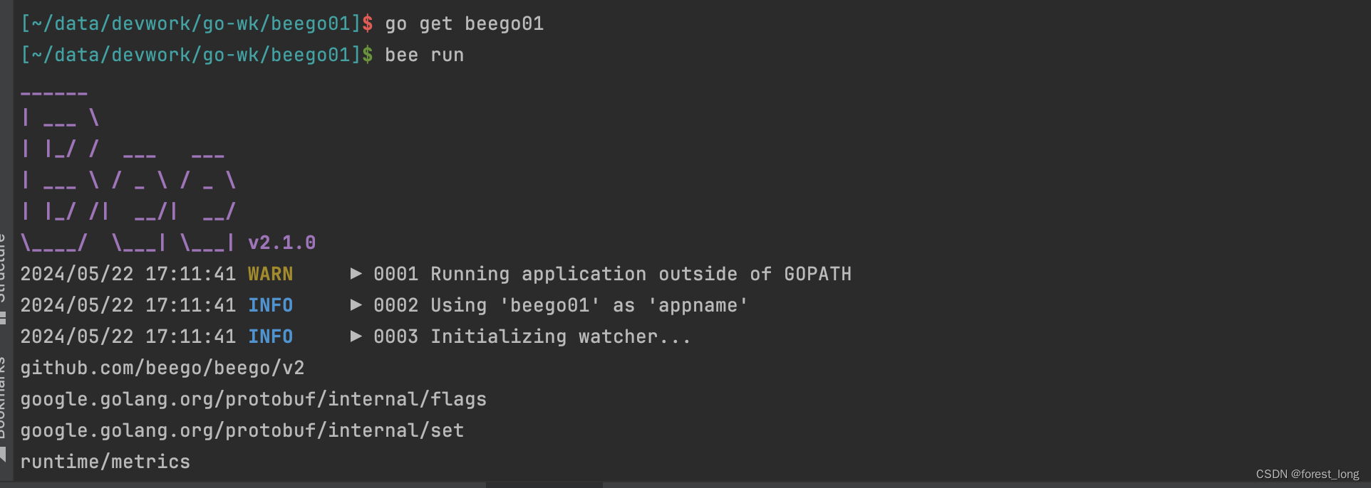 【Beego】（二）Beego安装_beego 安装-CSDN博客