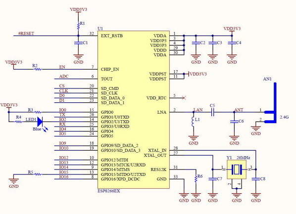 从零开始制作一个基于stm32和esp8266 01s的智能时钟(3)esp8266 01s模块(上)826601s入门 Csdn博客